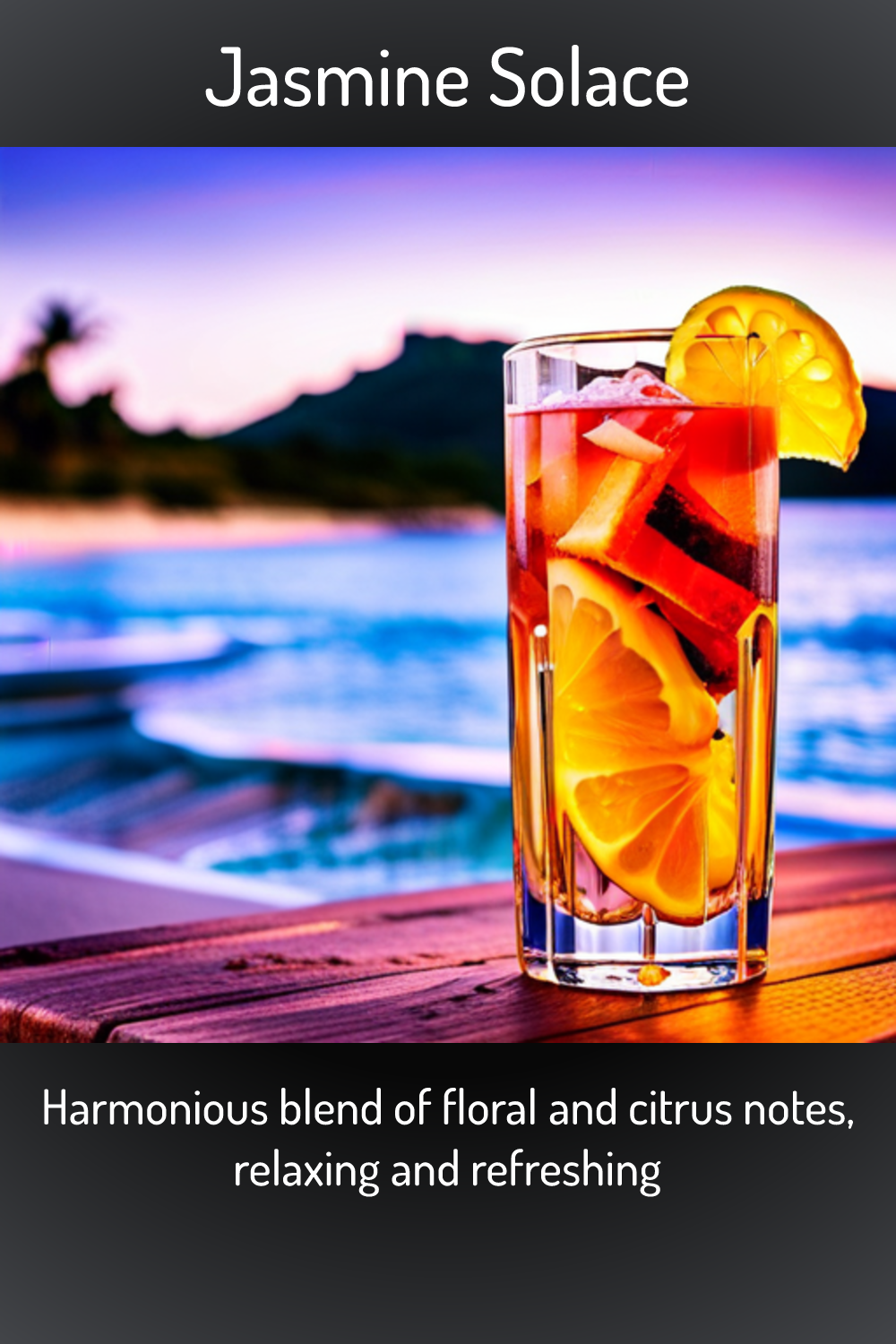 Jasmine Solace, Harmonious blend of floral and citrus notes, relaxing ...