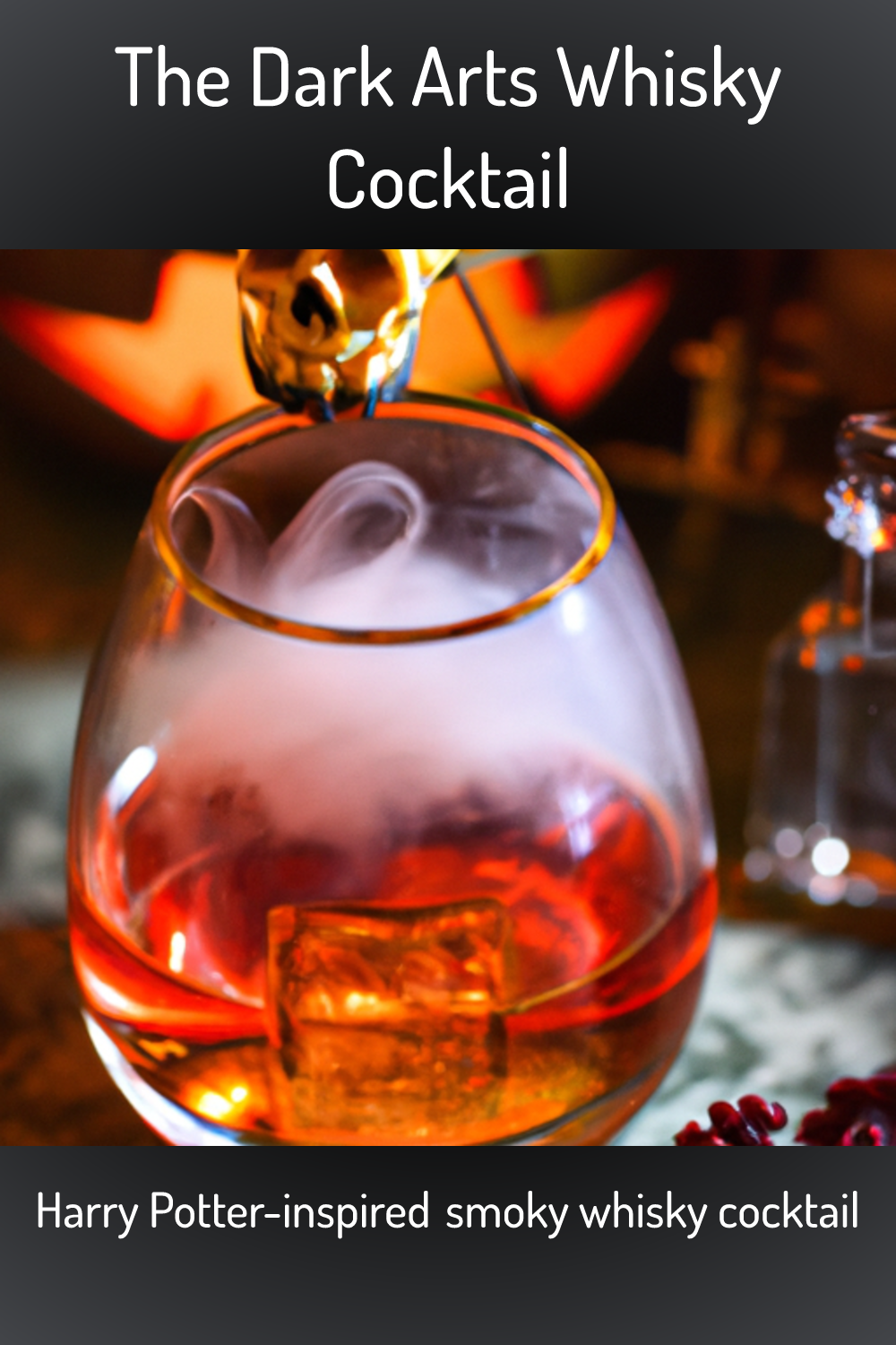 The Dark Arts Whisky Cocktail, Harry Potter-inspired smoky whisky cocktail