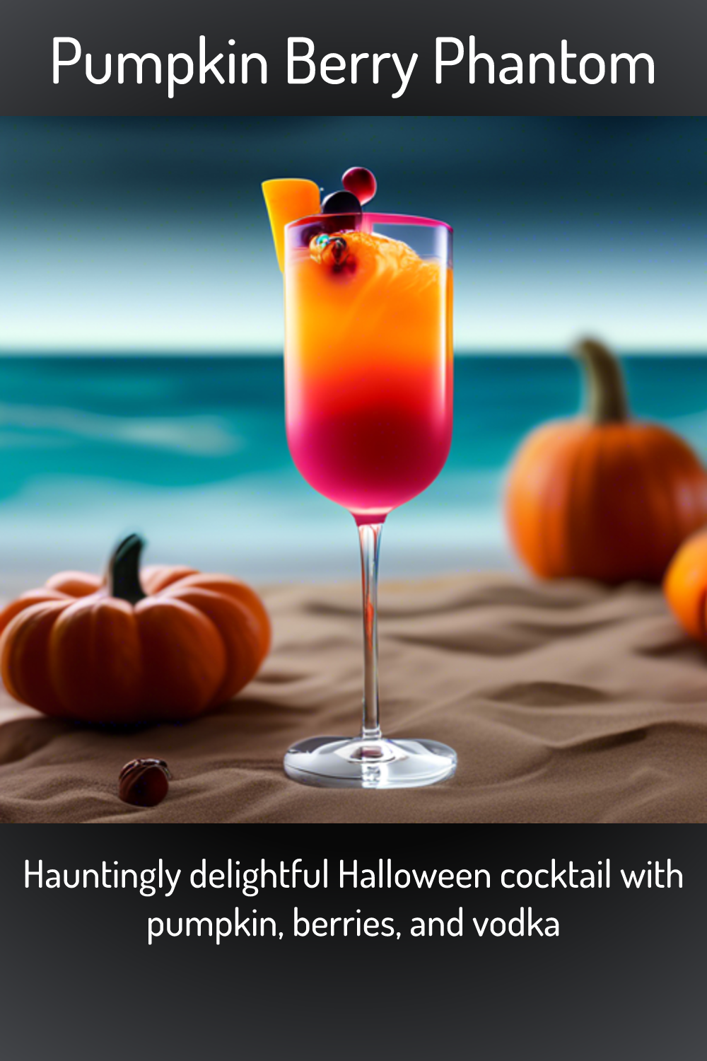 Pumpkin Berry Phantom, Hauntingly delightful Halloween cocktail with ...