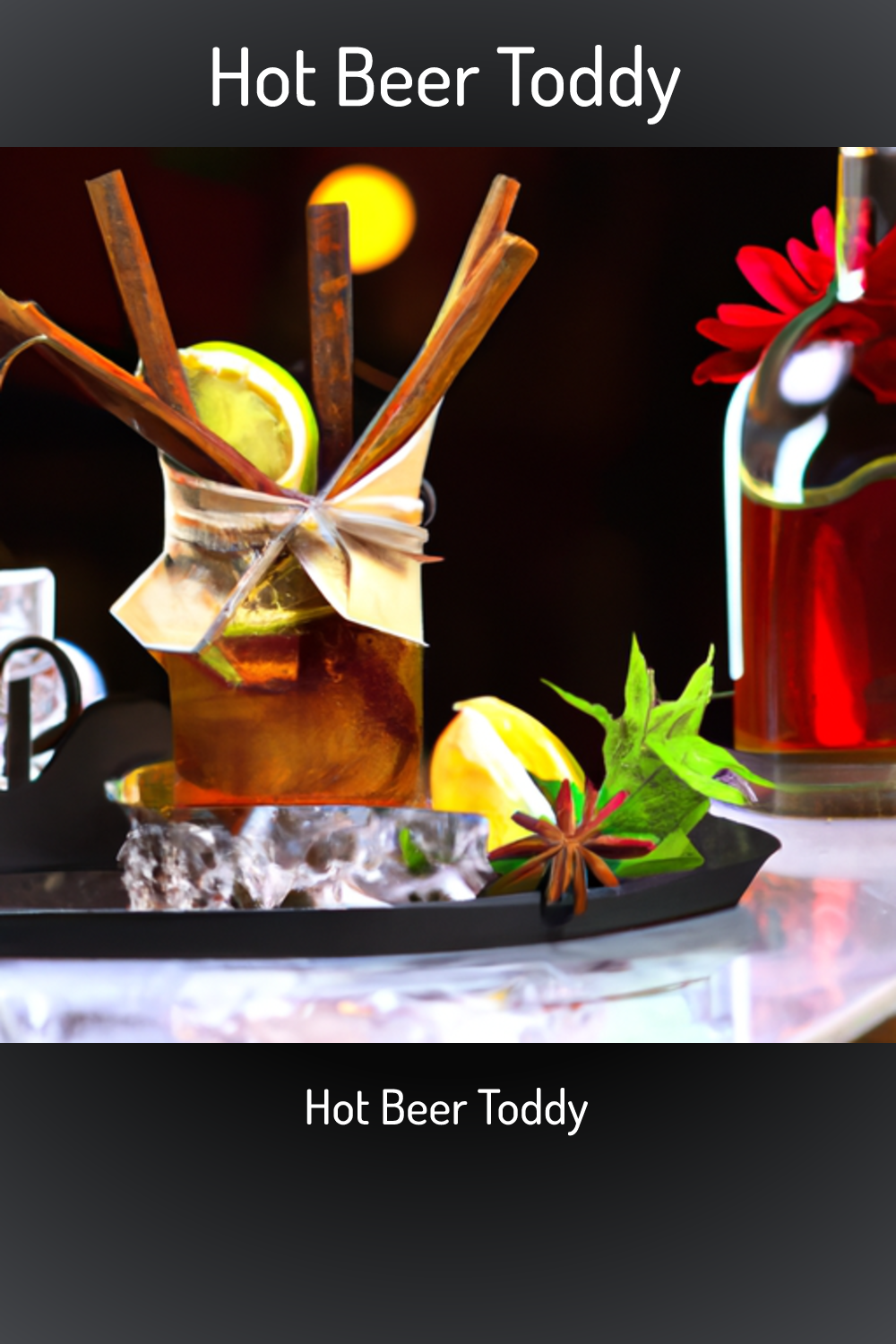 Hot Beer Toddy, Hot Beer Toddy
