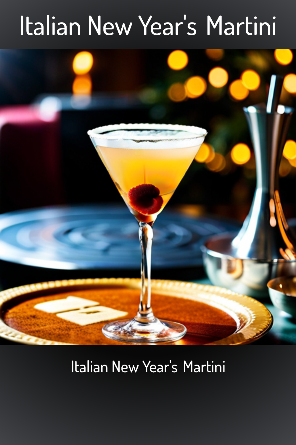 Italian New Year's Martini, Italian New Year's Martini