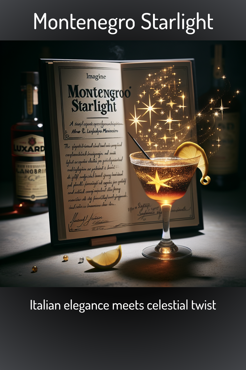 Montenegro Starlight, Italian elegance meets celestial twist
