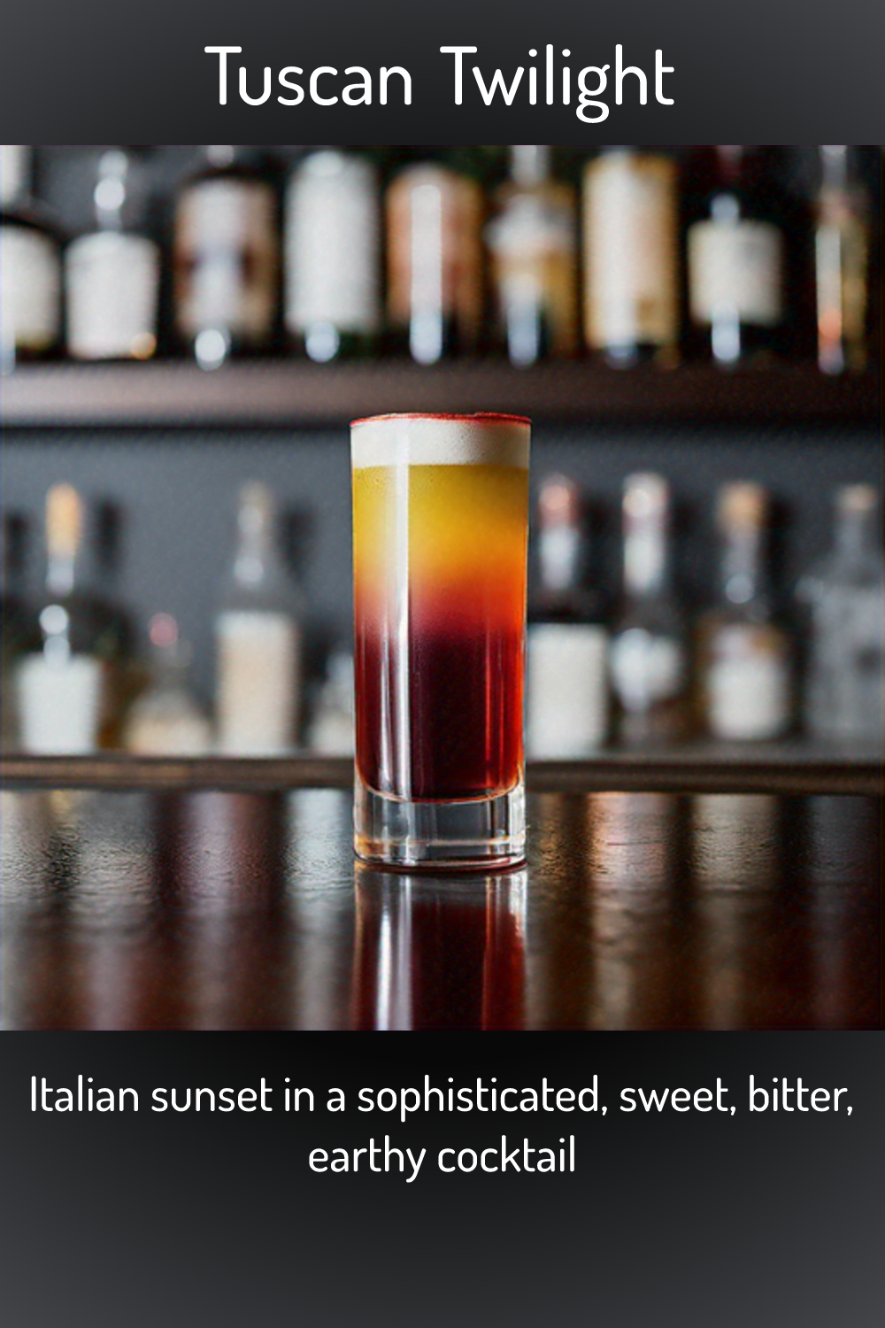 Tuscan Twilight, Italian sunset in a sophisticated, sweet, bitter ...