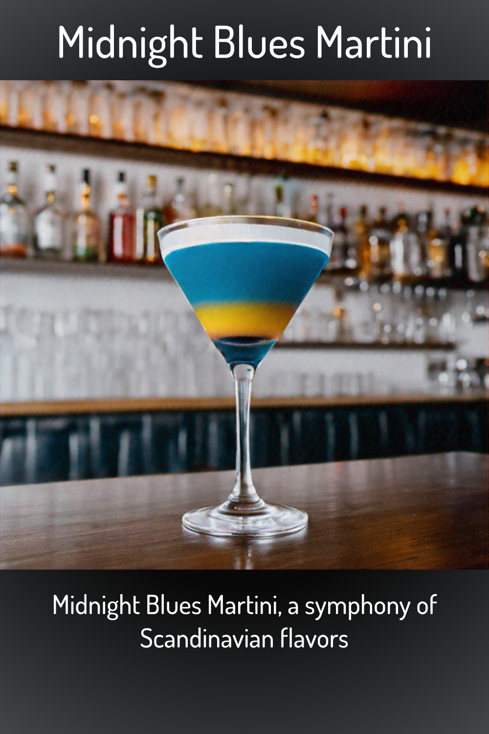 Midnight Blues Martini, Midnight Blues Martini, a symphony of ...