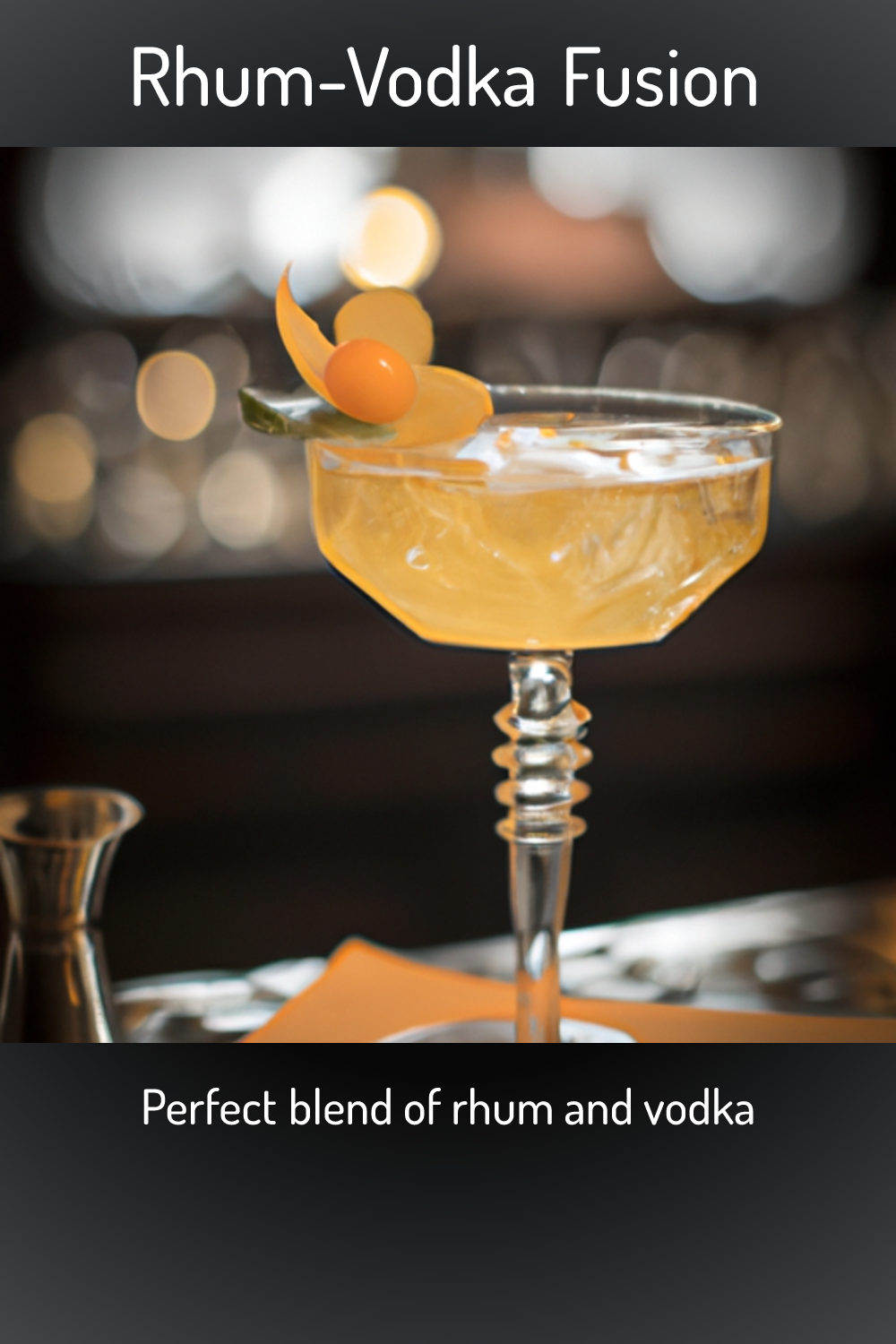Rhum-Vodka Fusion, Perfect blend of rhum and vodka