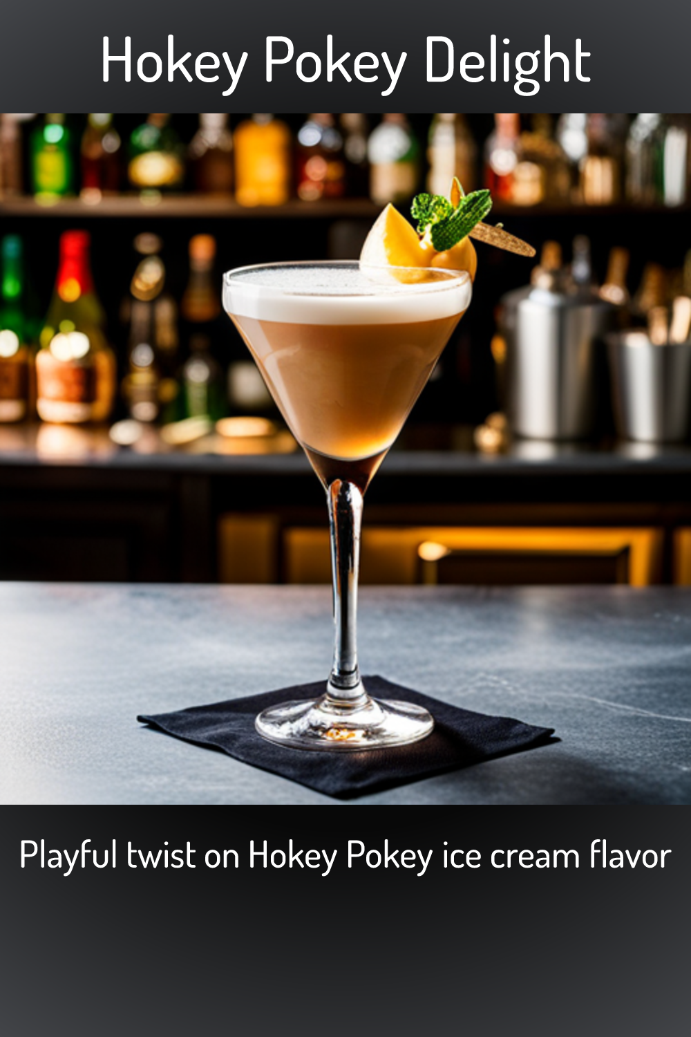 Hokey Pokey Delight, Playful twist on Hokey Pokey ice cream flavor