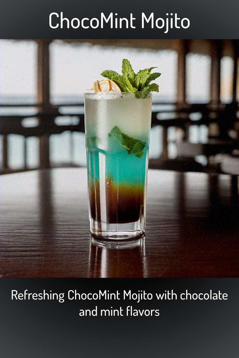 ChocoMint Mojito, Refreshing ChocoMint Mojito with chocolate and mint ...