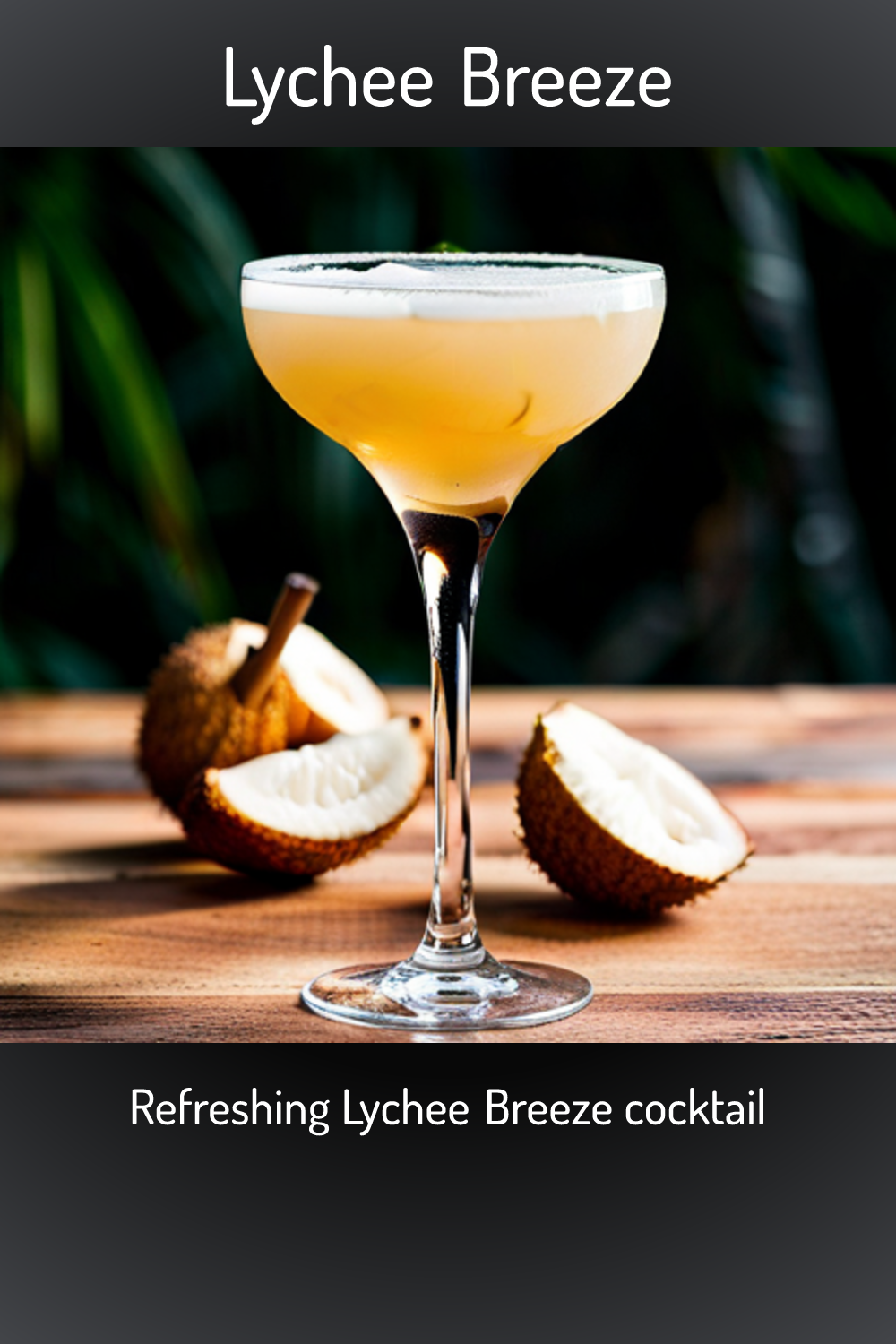 Lychee Breeze Refreshing Lychee Breeze Cocktail
