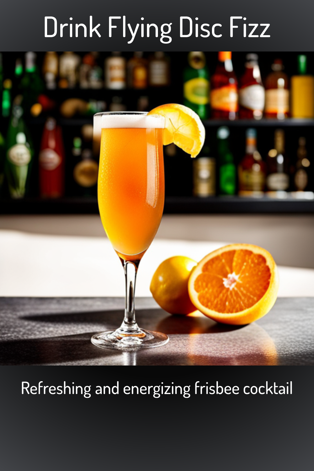 Drink Flying Disc Fizz, Refreshing and energizing frisbee cocktail