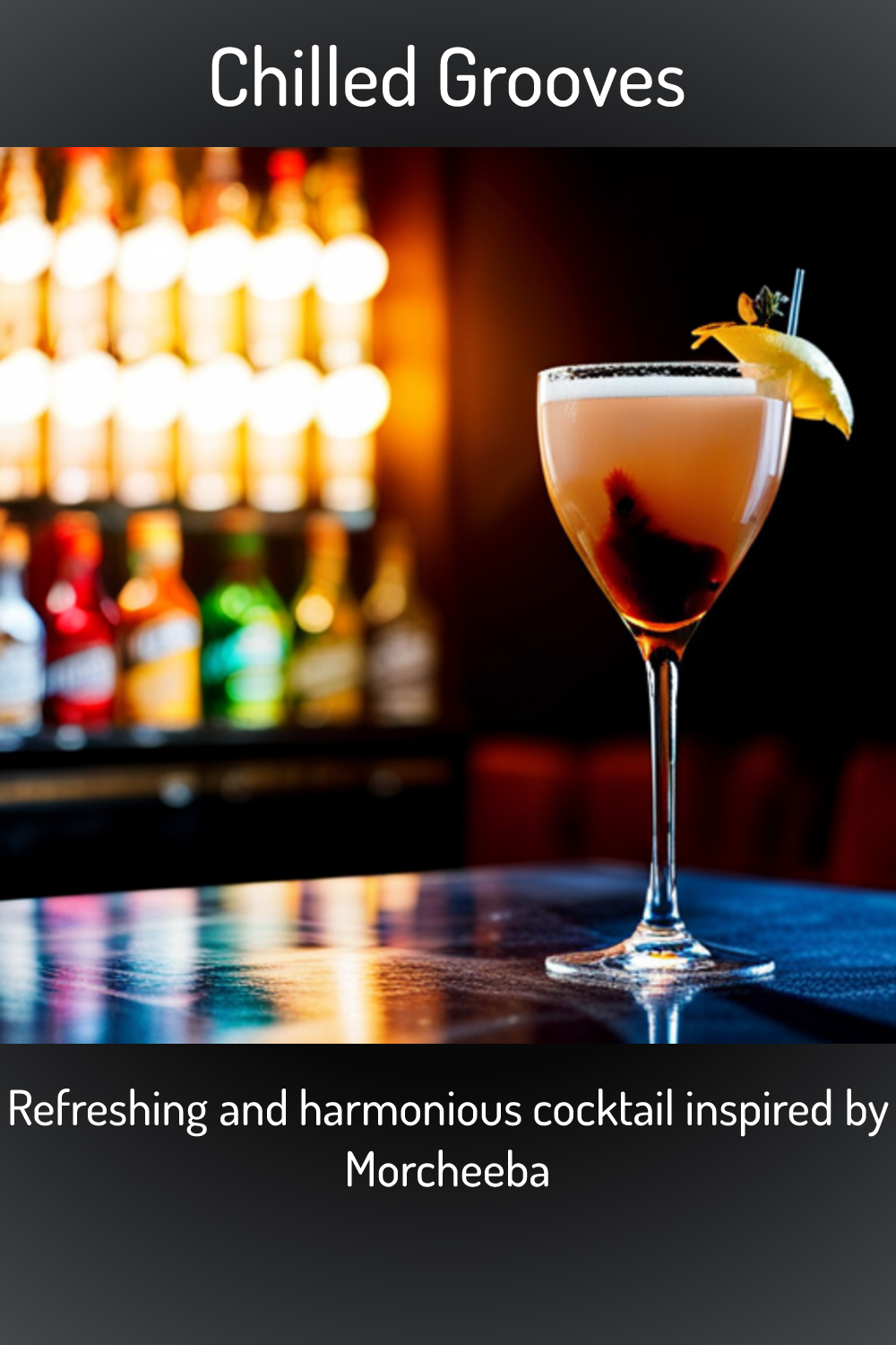 Chilled Grooves, Refreshing and harmonious cocktail inspired by Morcheeba