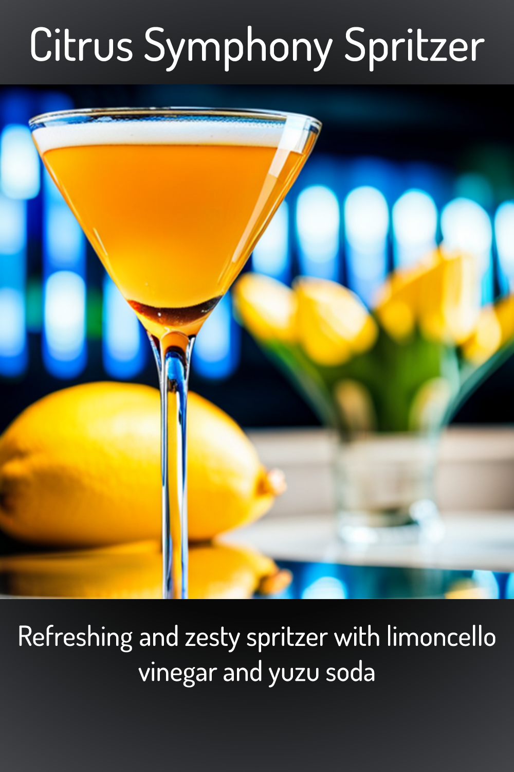 Citrus Symphony Spritzer Refreshing And Zesty Spritzer With Limoncello
