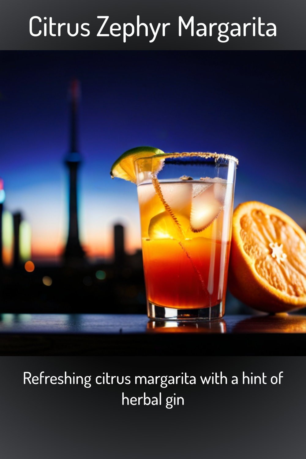 Citrus Zephyr Margarita Refreshing Citrus Margarita With A Hint Of
