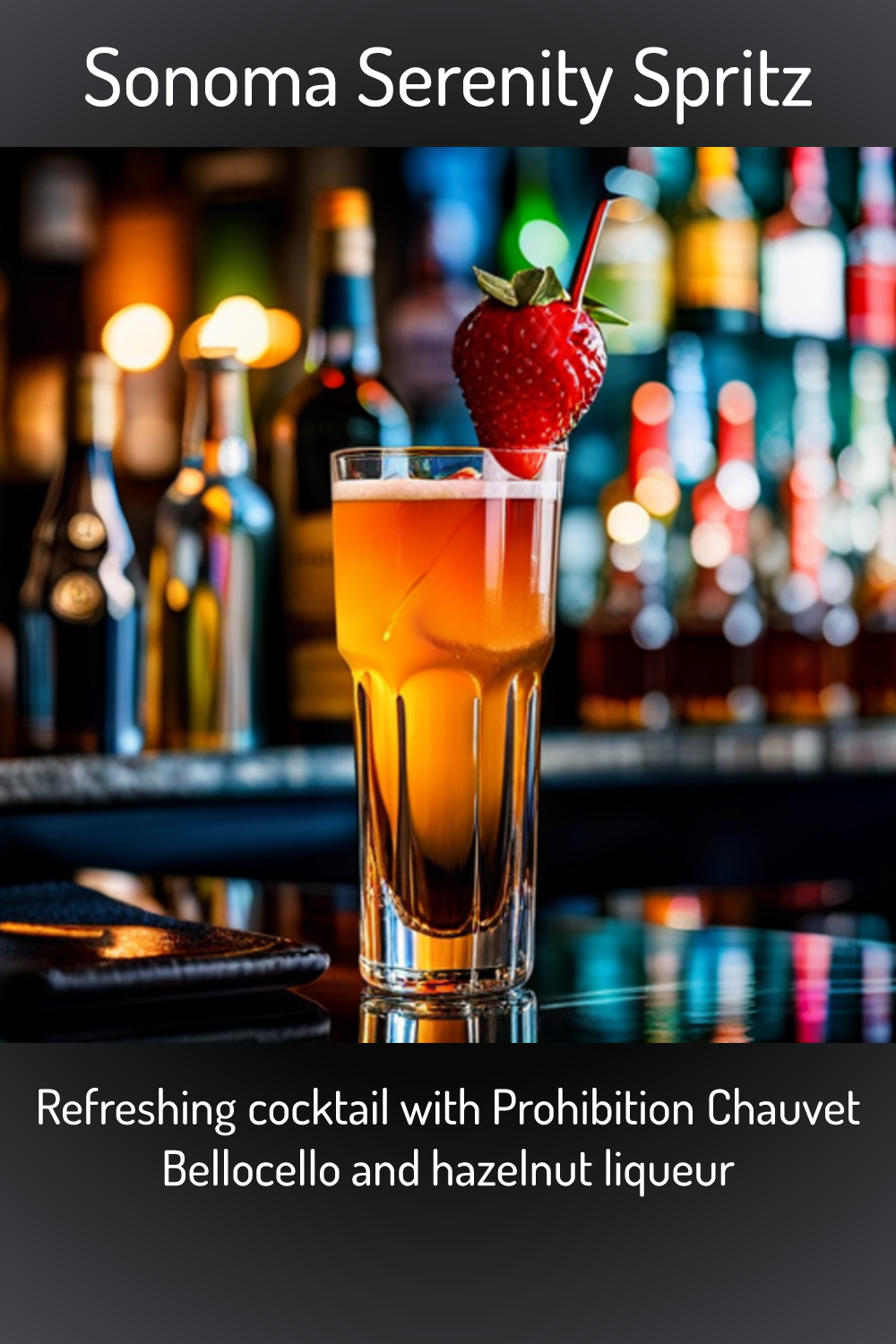 Sonoma Serenity Spritz Refreshing Cocktail With Prohibition Chauvet