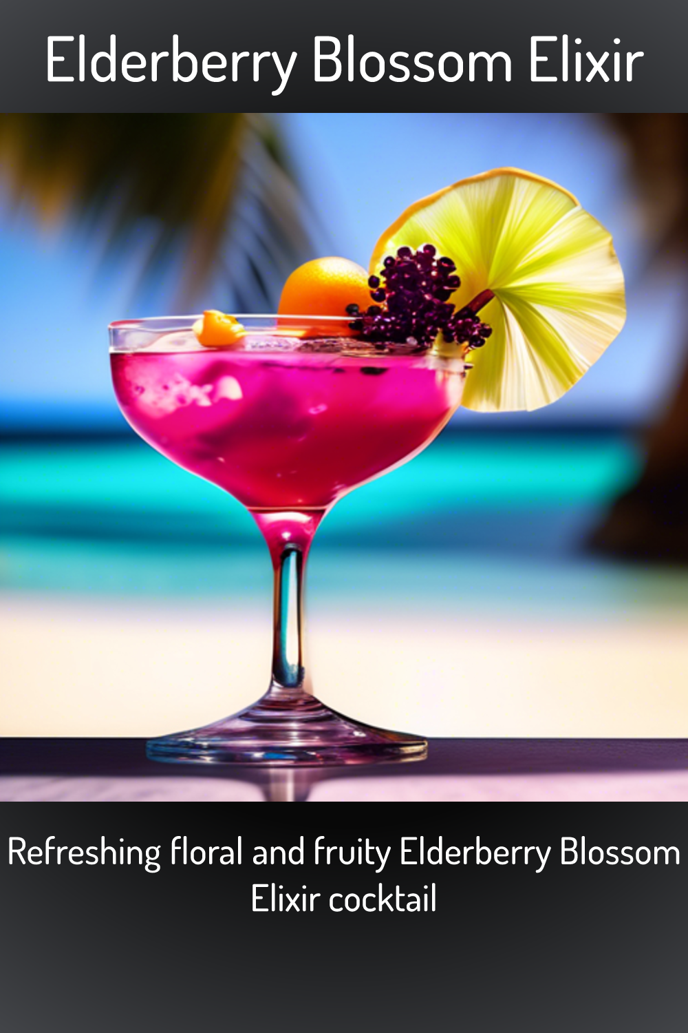 Elderberry Blossom Elixir, Refreshing floral and fruity Elderberry ...