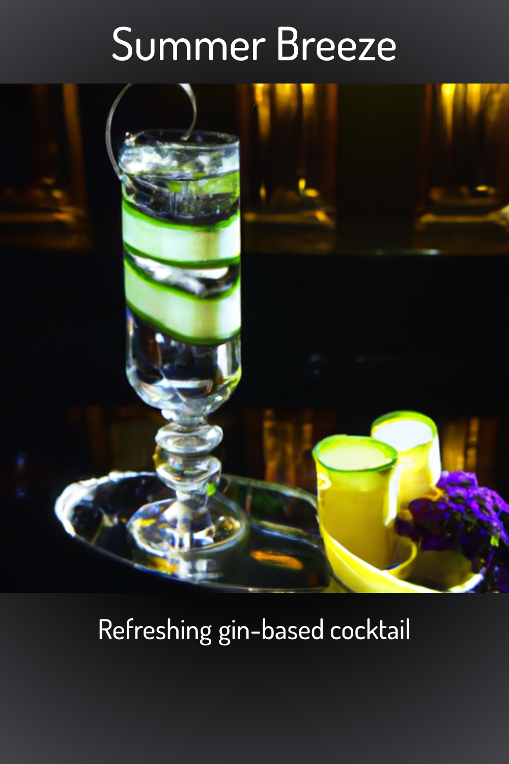 Summer Breeze, Refreshing gin-based cocktail