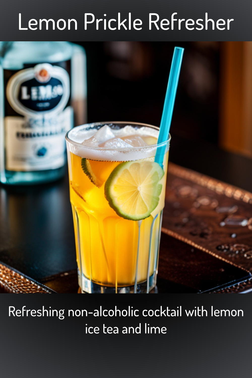 Lemon Prickle Refresher, Refreshing non-alcoholic cocktail with lemon ...