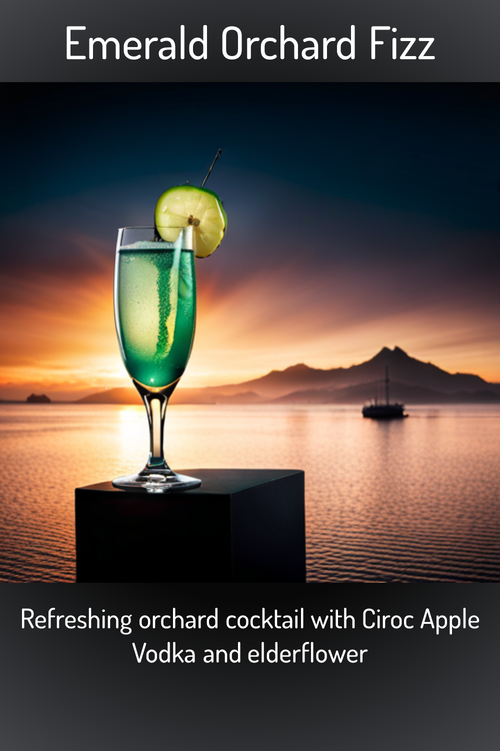 Emerald Orchard Fizz Refreshing Orchard Cocktail With Ciroc Apple