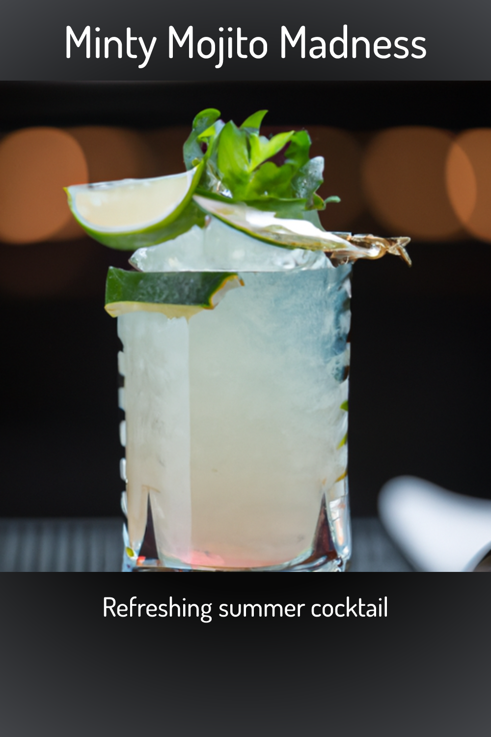 Minty Mojito Madness, Refreshing summer cocktail