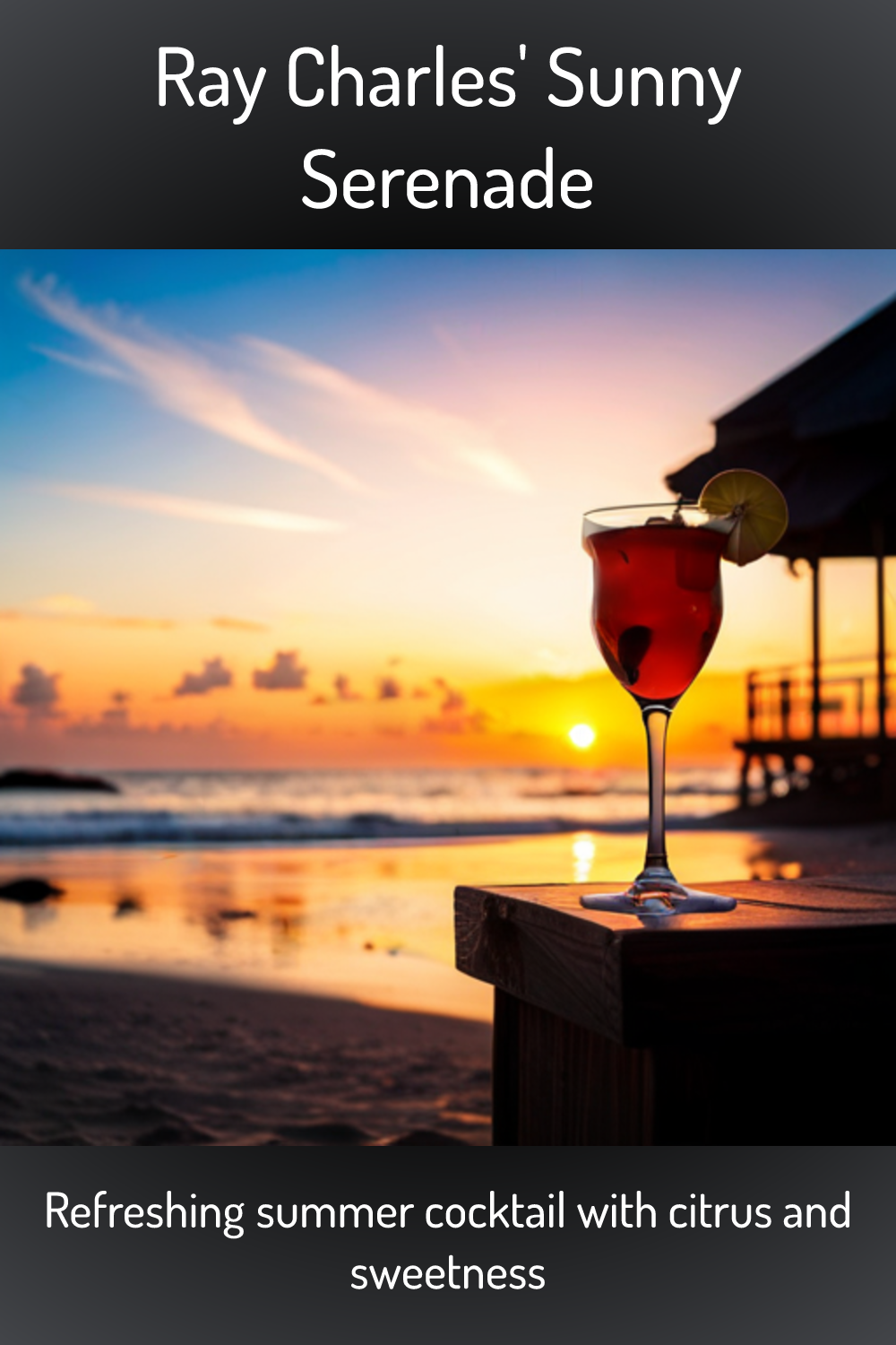 Ray Charles' Sunny Serenade, Refreshing summer cocktail with citrus and ...