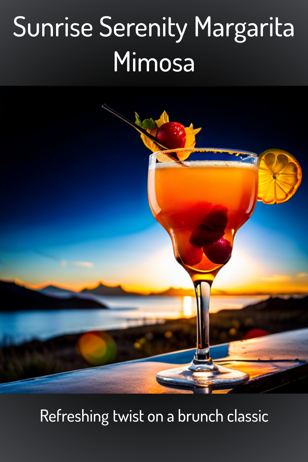 Sunrise Serenity Margarita Mimosa Refreshing Twist On A Brunch Classic