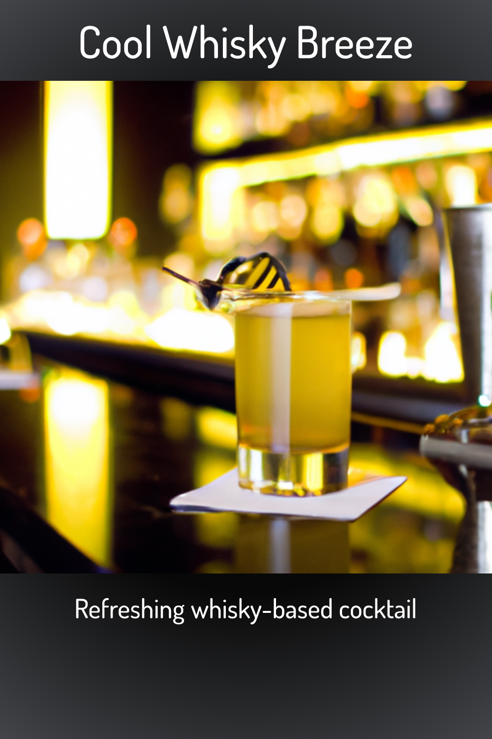 Cool Whisky Breeze, Refreshing whisky-based cocktail