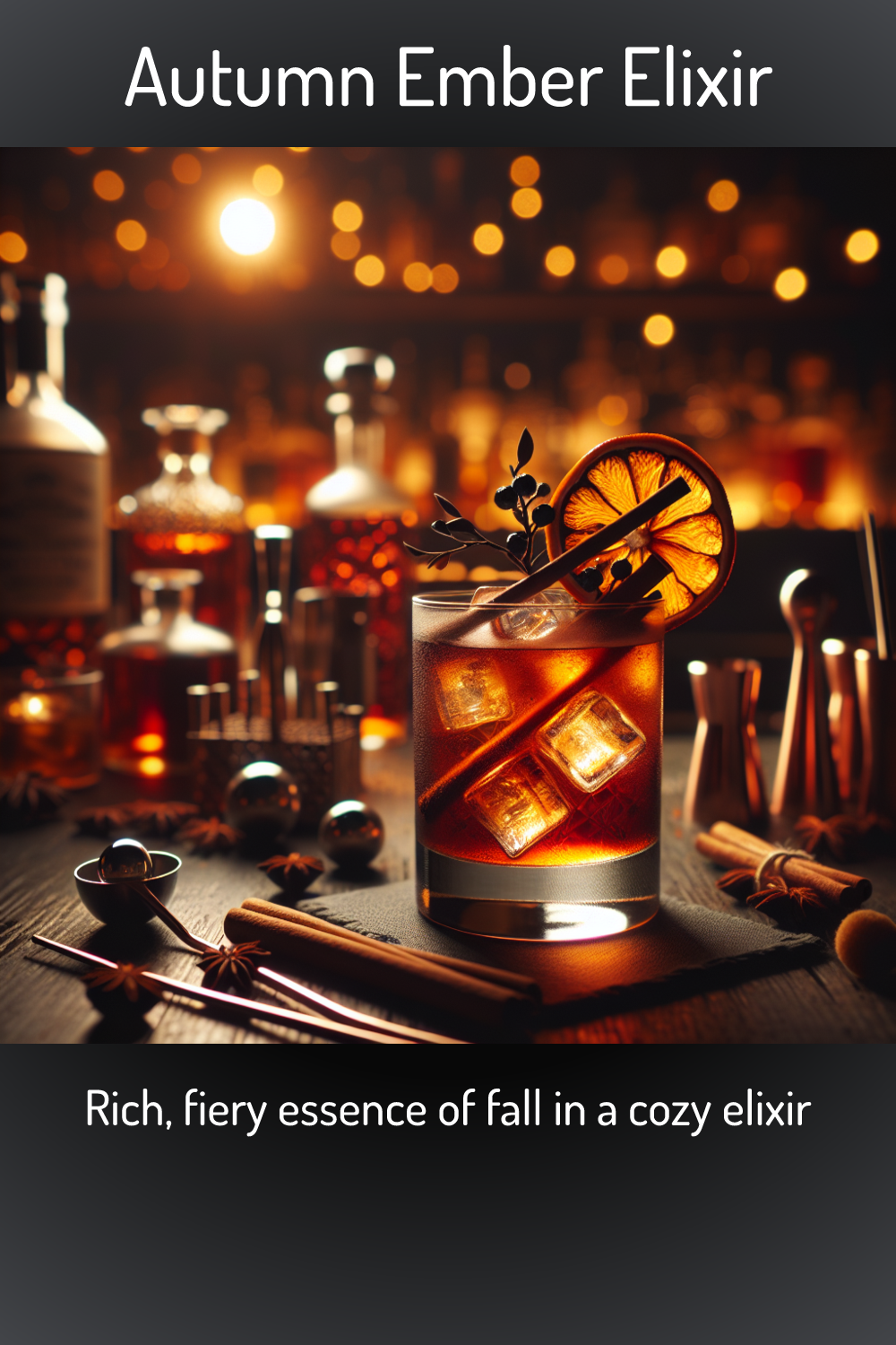 Autumn Ember Elixir Rich Fiery Essence Of Fall In A Cozy Elixir