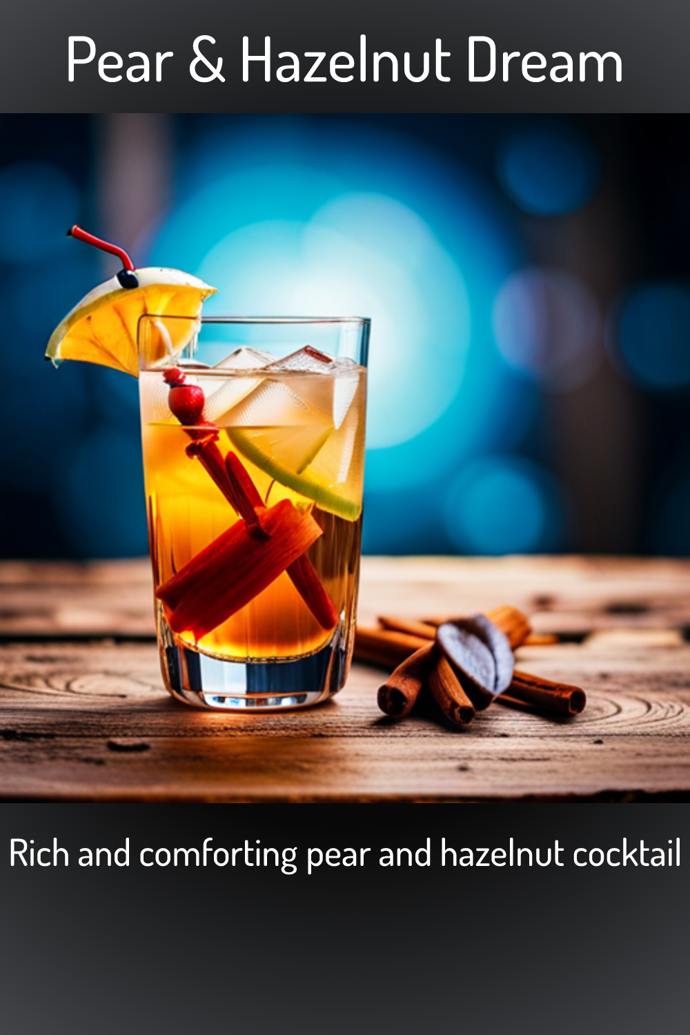 Pear And Hazelnut Dream Rich And Comforting Pear And Hazelnut Cocktail