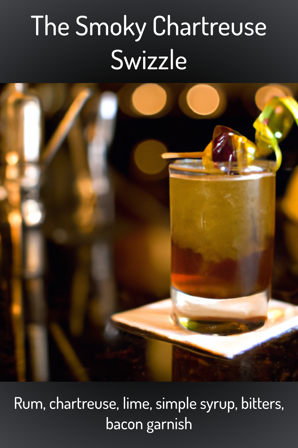 The Smoky Chartreuse Swizzle, Rum, chartreuse, lime, simple syrup ...