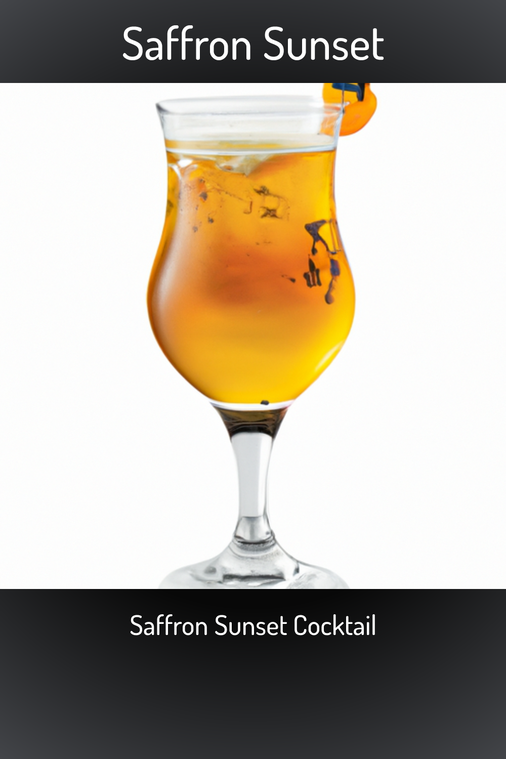Saffron Sunset, Saffron Sunset Cocktail