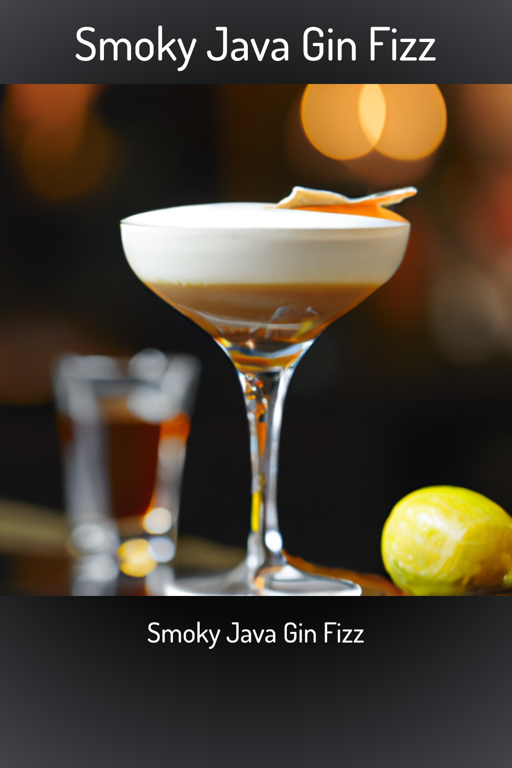 Smoky Java Gin Fizz, Smoky Java Gin Fizz