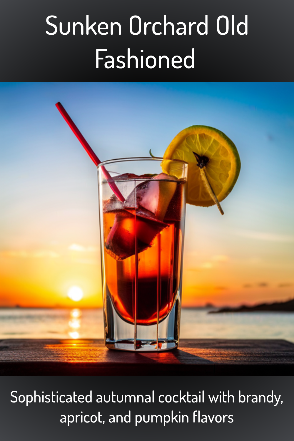 Sunken Orchard Old Fashioned, Sophisticated autumnal cocktail with ...