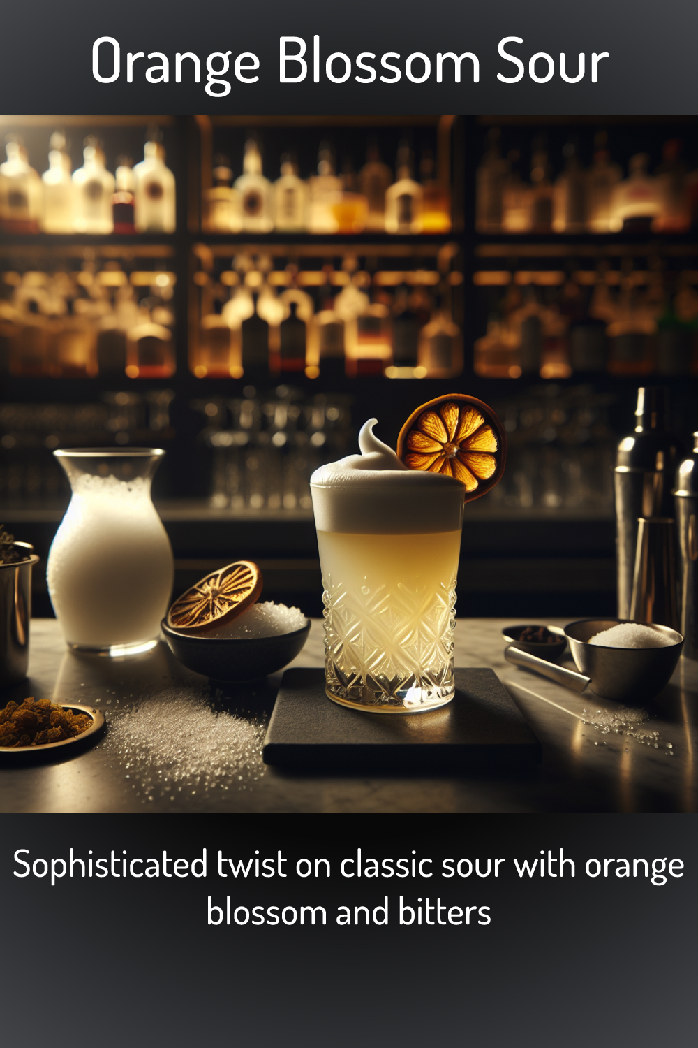 Orange Blossom Sour Sophisticated Twist On Classic Sour With Orange