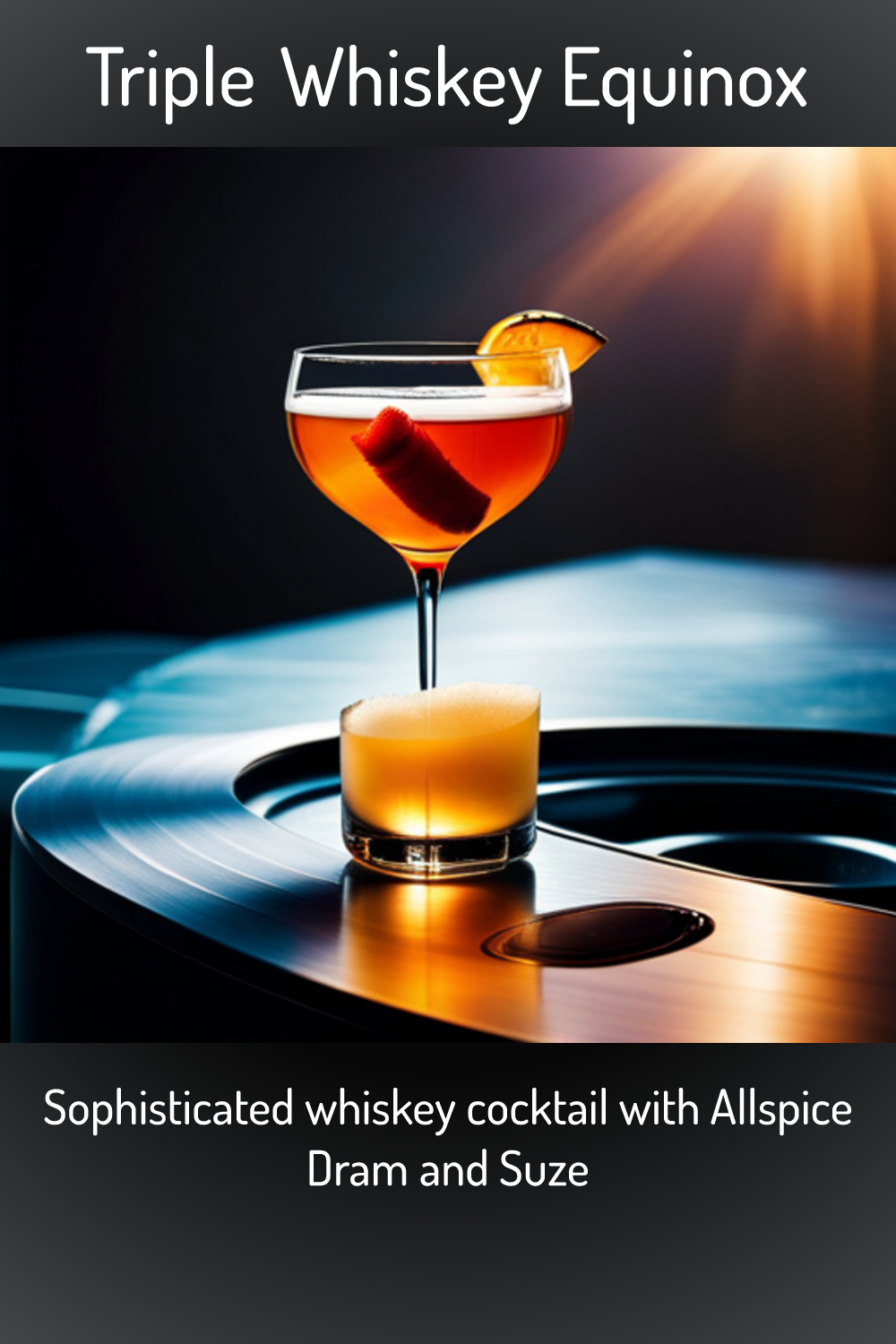 Triple Whiskey Equinox Sophisticated Whiskey Cocktail With Allspice
