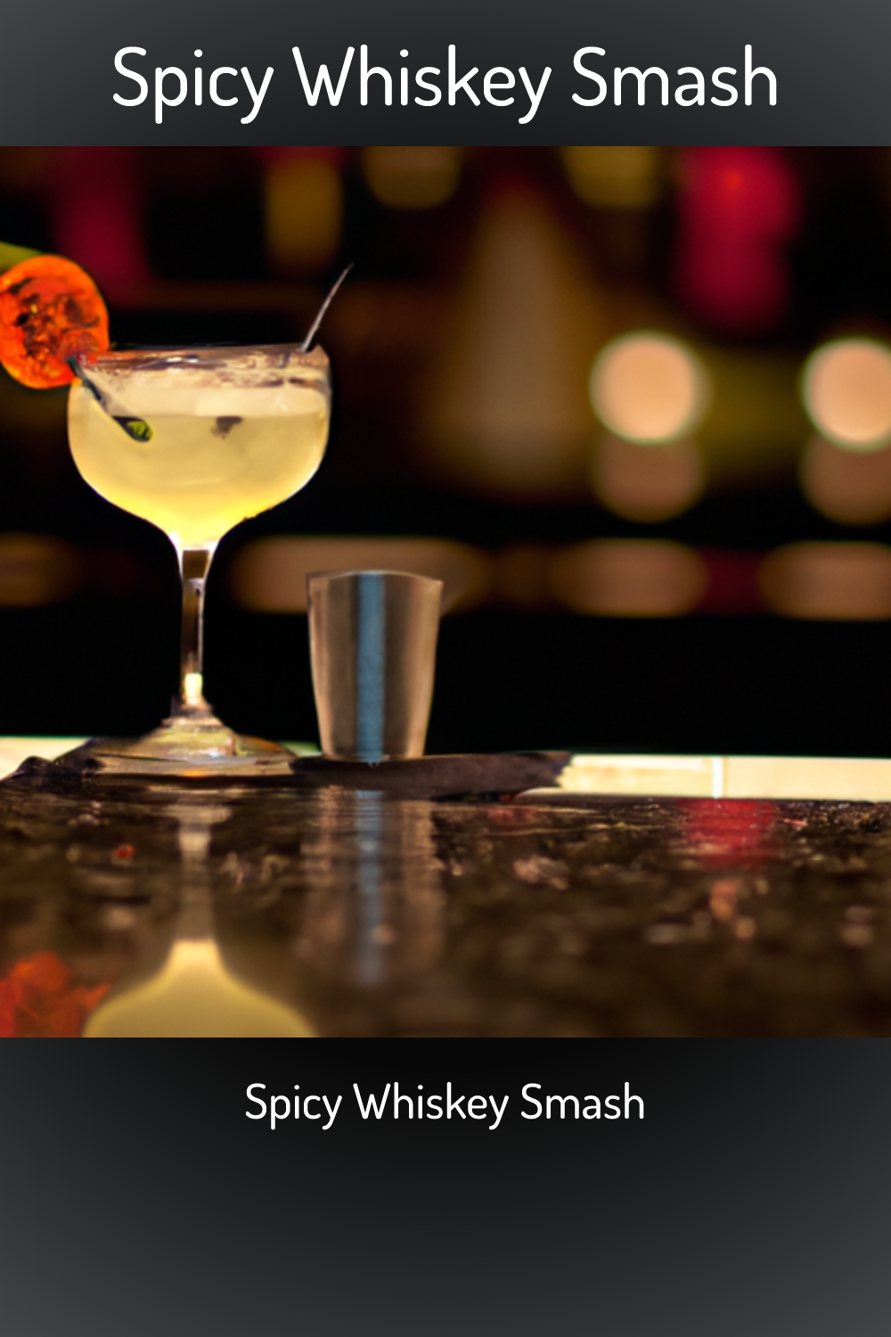 Spicy Whiskey Smash, Spicy Whiskey Smash