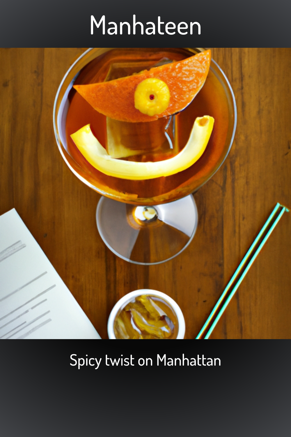 Manhateen, Spicy twist on Manhattan