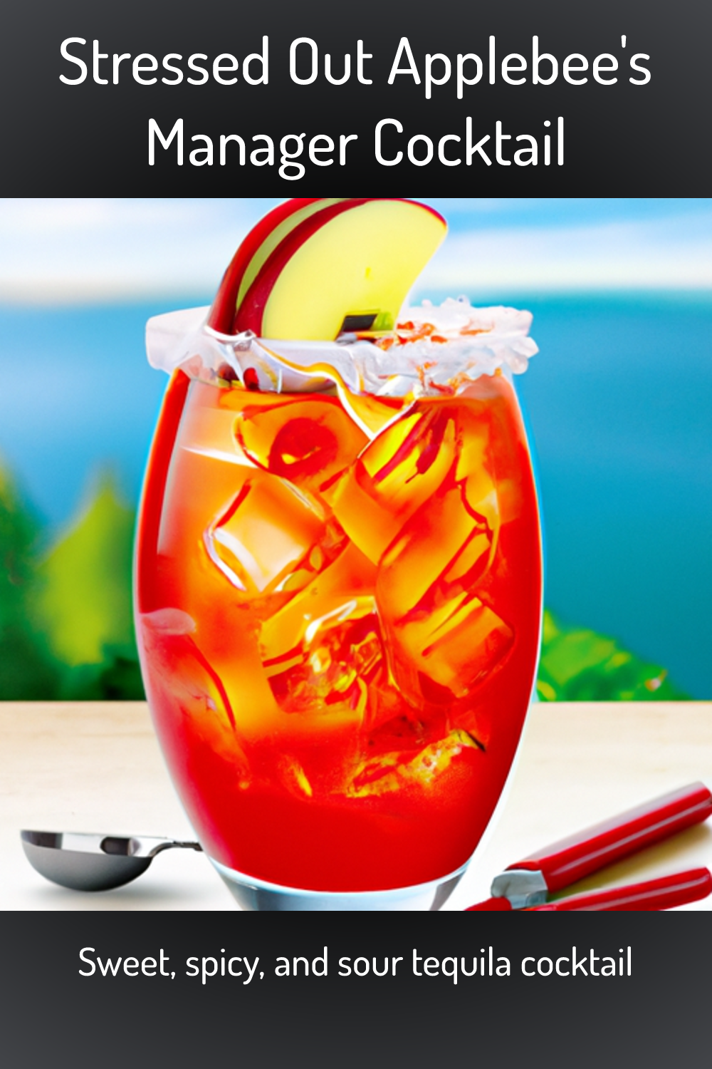 Stressed Out Applebee's Manager Cocktail, Sweet, spicy, and sour ...