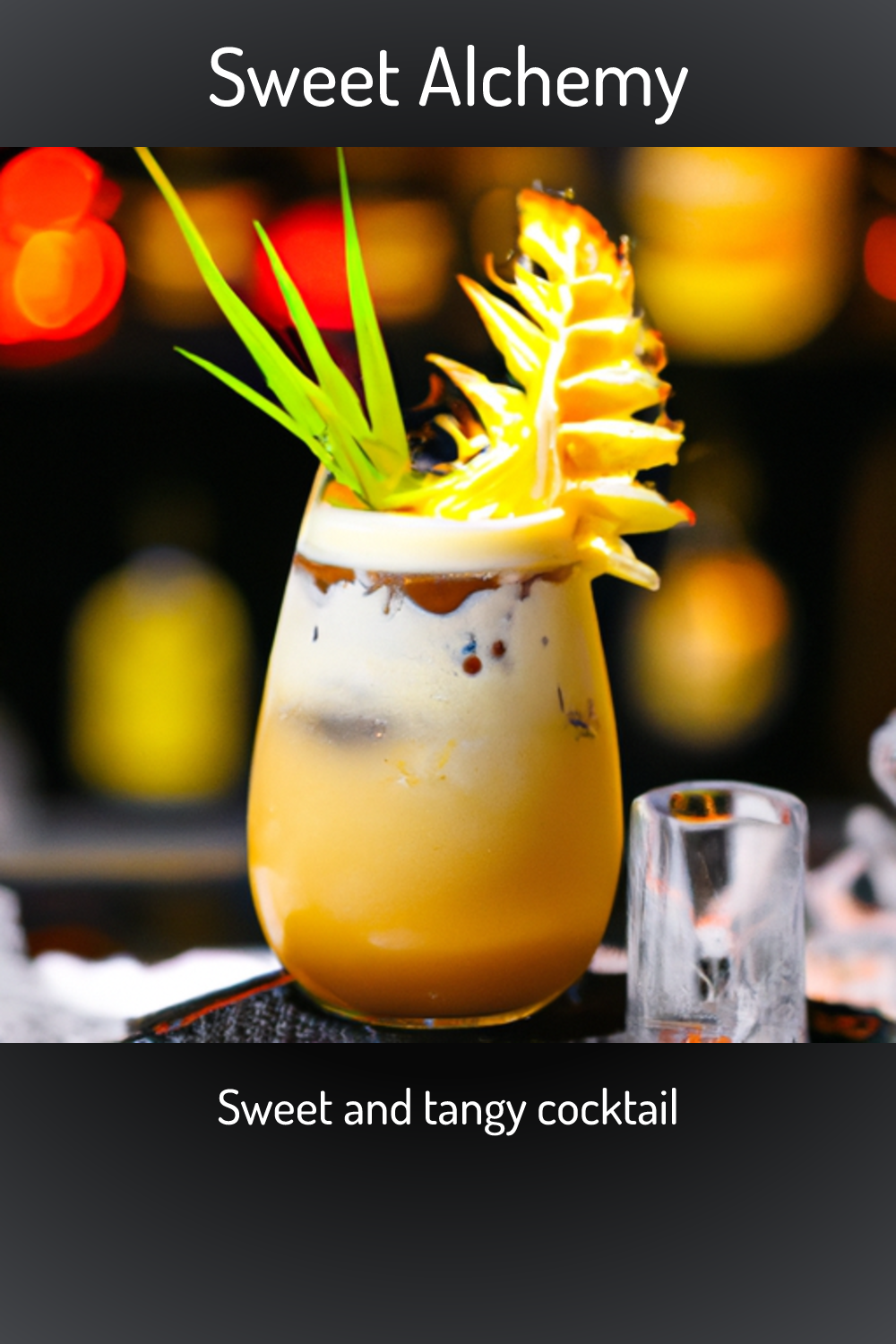 Sweet Alchemy, Sweet and tangy cocktail