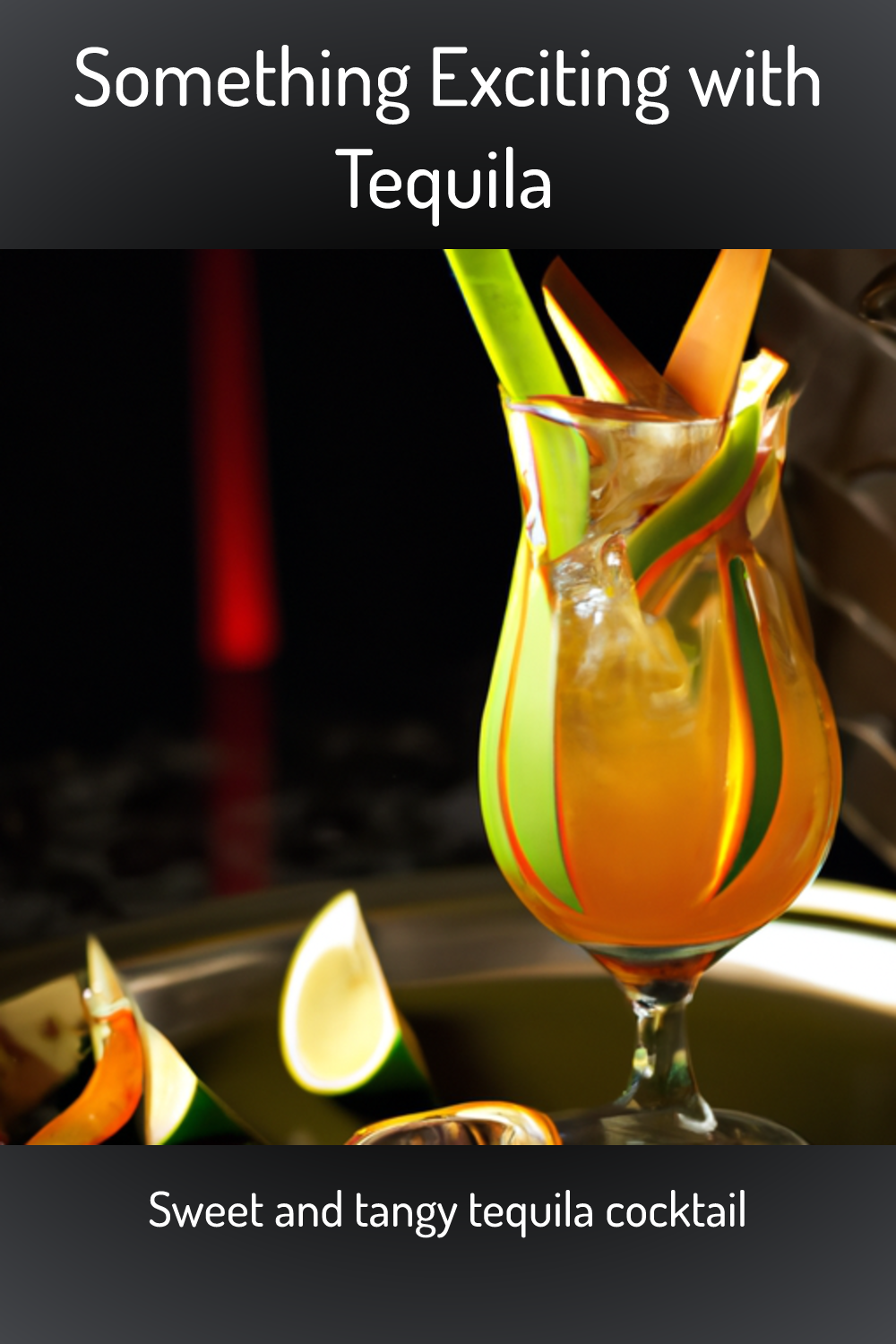 Something Exciting with Tequila, Sweet and tangy tequila cocktail