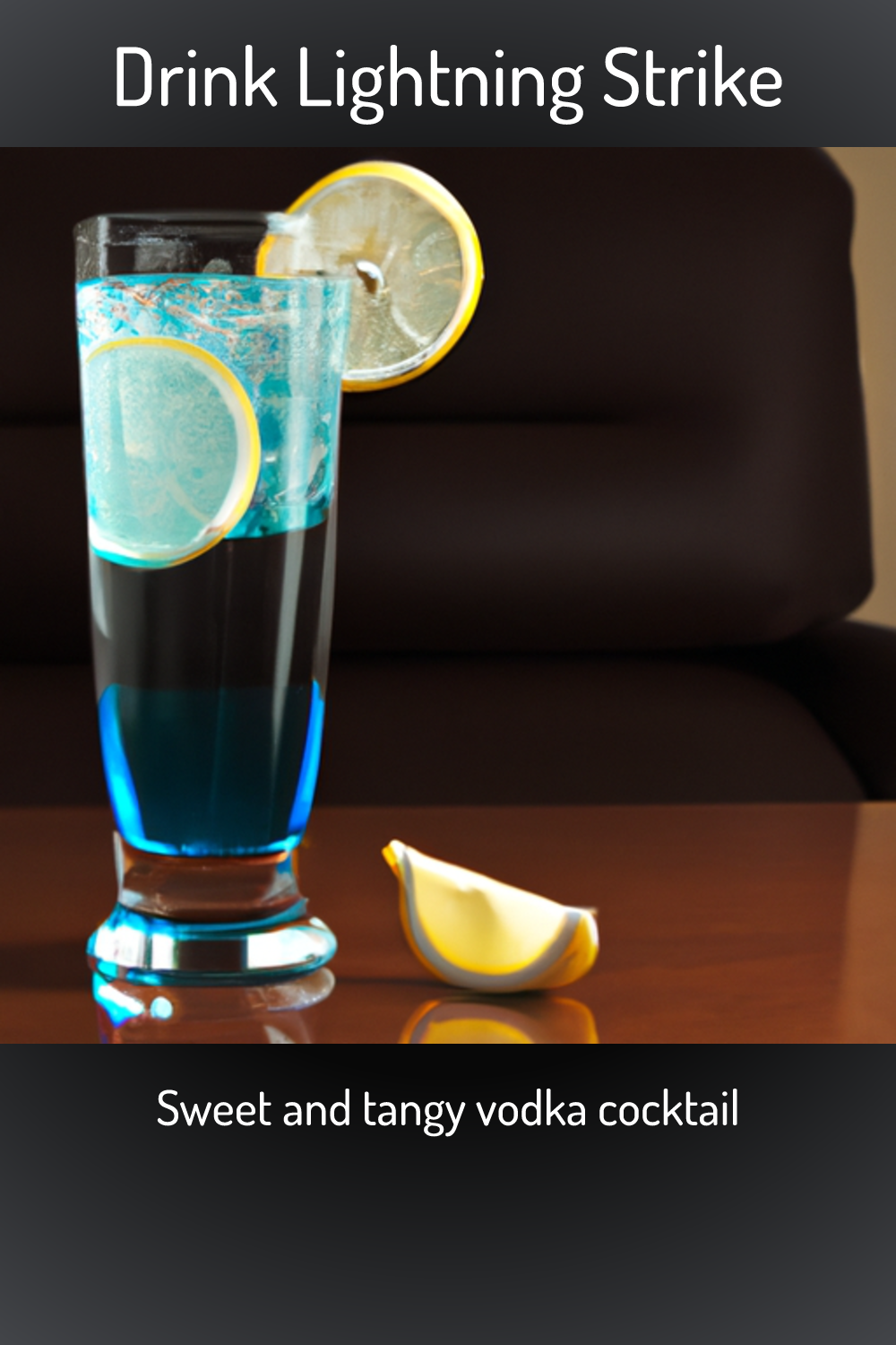 Drink Lightning Strike, Sweet and tangy vodka cocktail