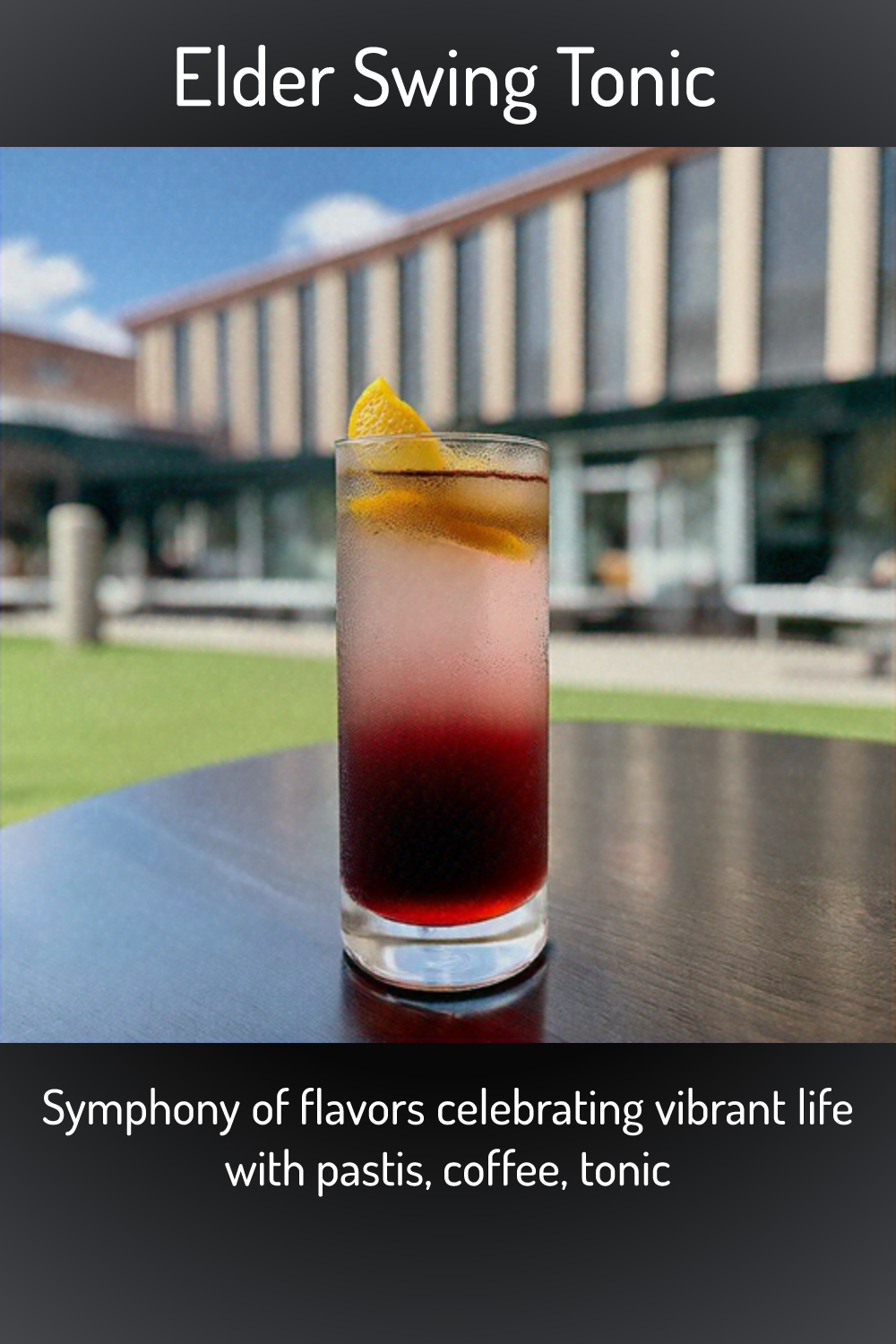 Elder Swing Tonic, Symphony of flavors celebrating vibrant life with ...