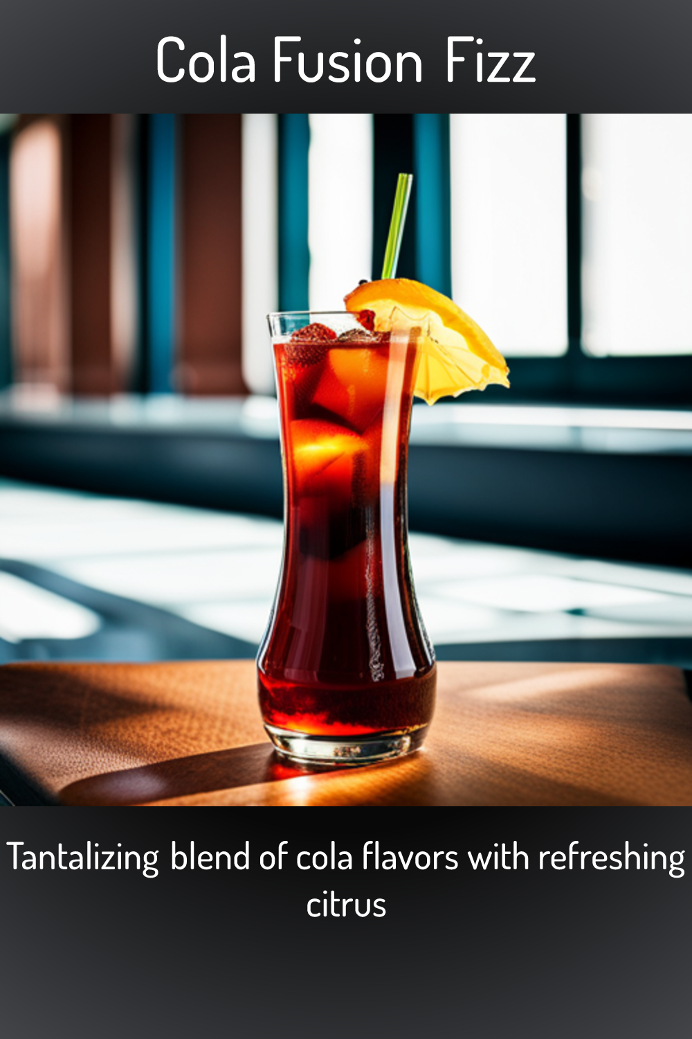 Cola Fusion Fizz, Tantalizing blend of cola flavors with refreshing citrus