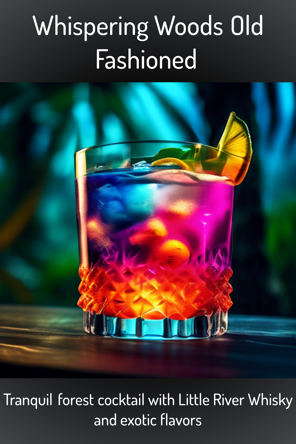 Whispering Woods Old Fashioned, Tranquil forest cocktail with Little ...