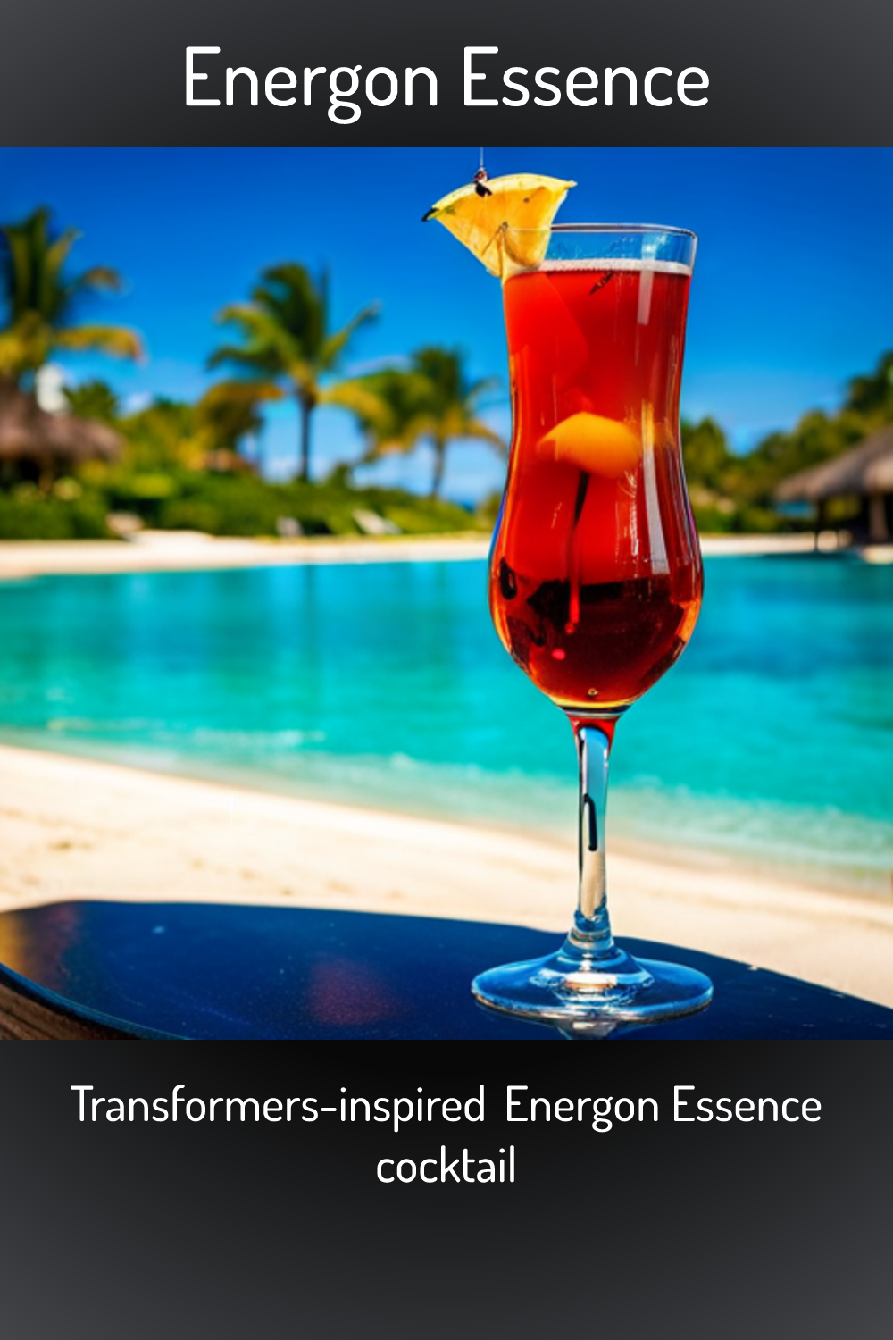 Energon Essence, Transformers-inspired Energon Essence cocktail