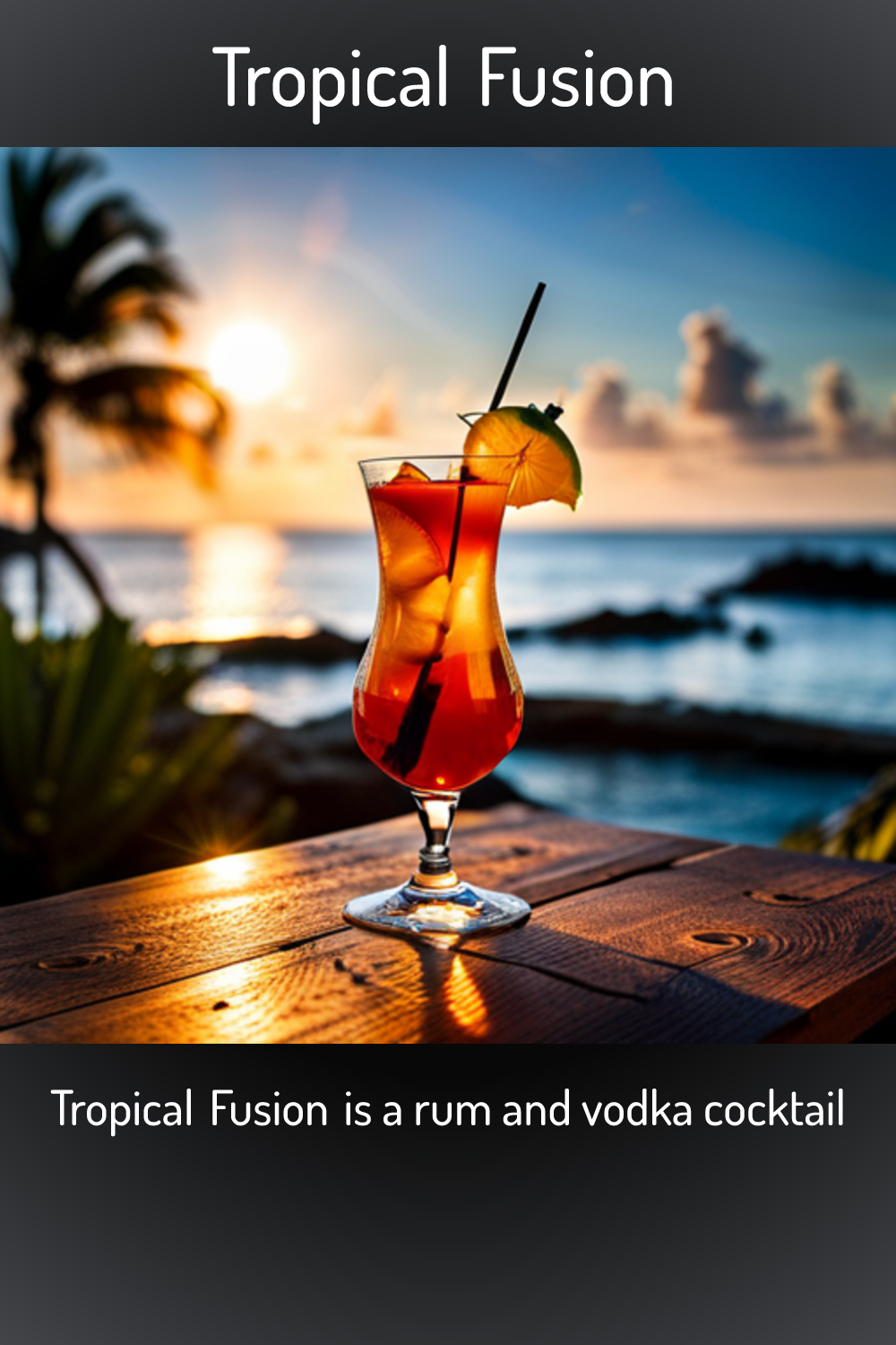 Tropical Fusion, Tropical Fusion is a rum and vodka cocktail