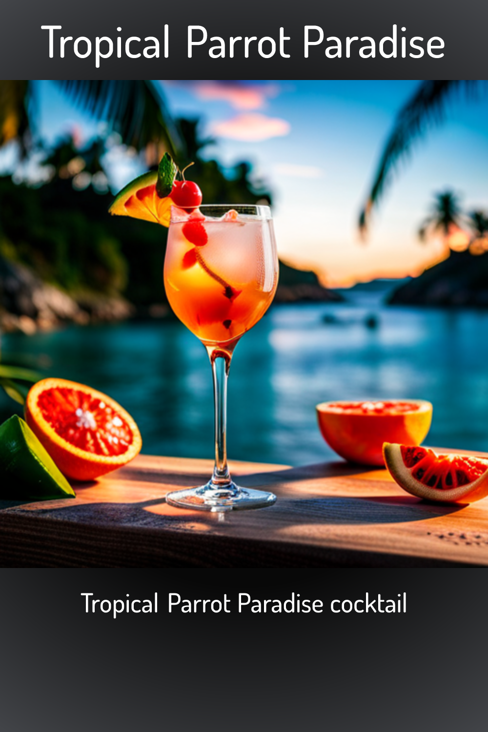 Tropical Parrot Paradise, Tropical Parrot Paradise cocktail