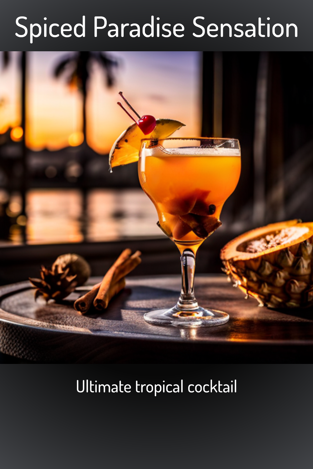 Spiced Paradise Sensation, Ultimate tropical cocktail
