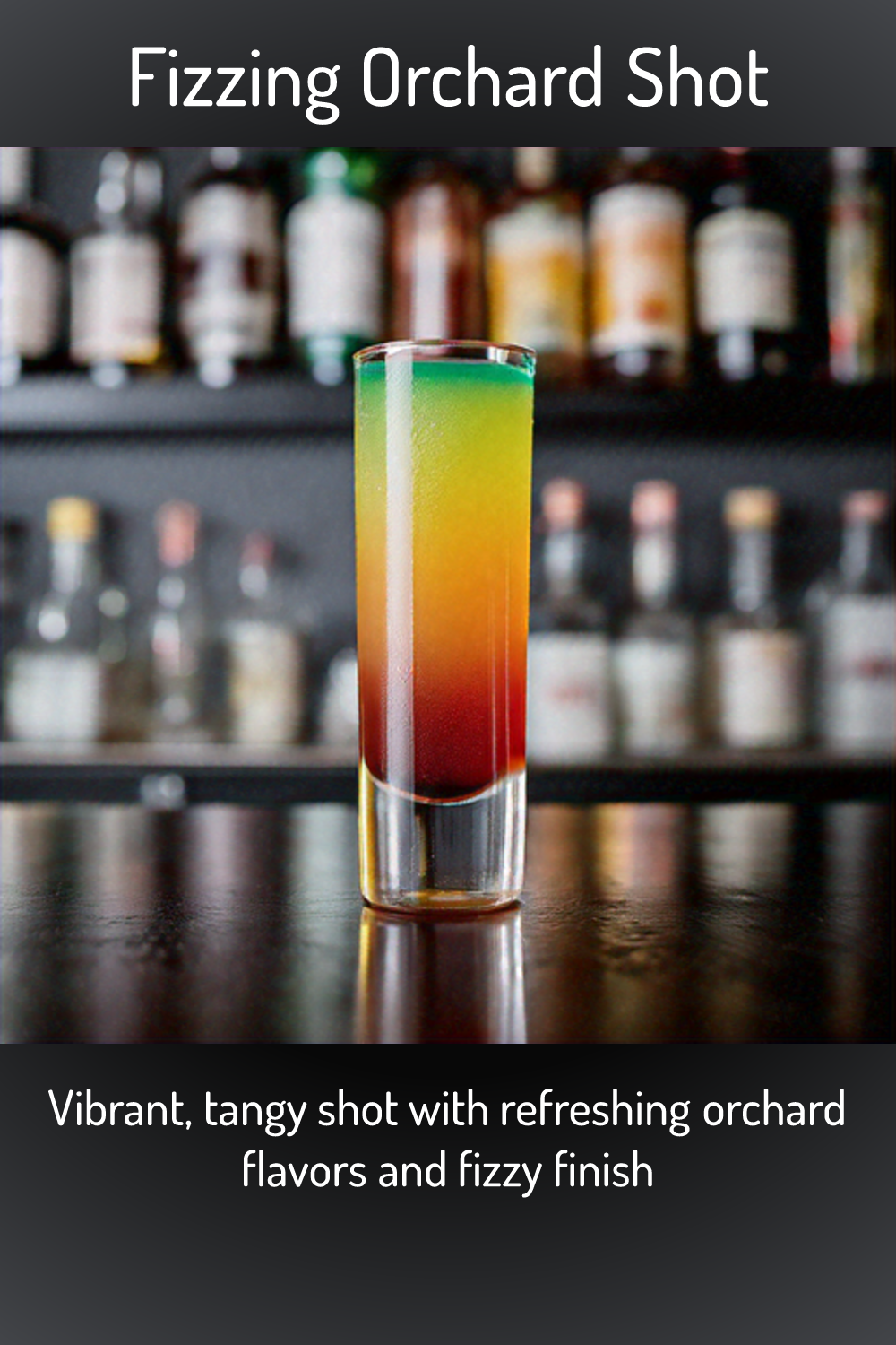 Fizzing Orchard Shot, Vibrant, tangy shot with refreshing orchard ...