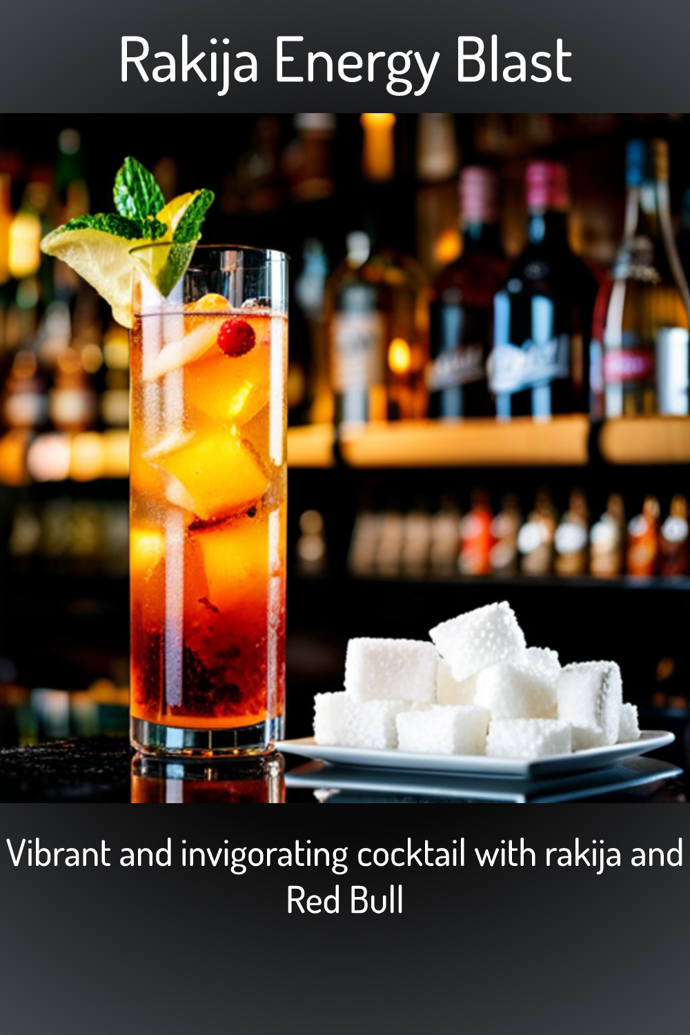 Rakija Energy Blast, Vibrant and invigorating cocktail with rakija and ...