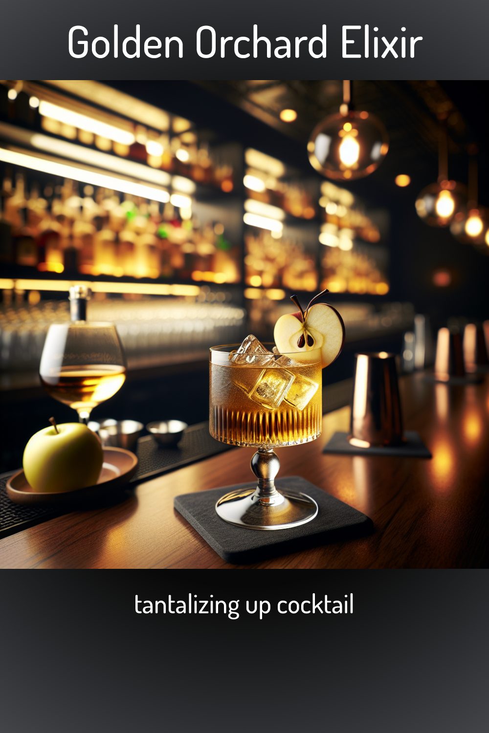 Golden Orchard Elixir Tantalizing Up Cocktail